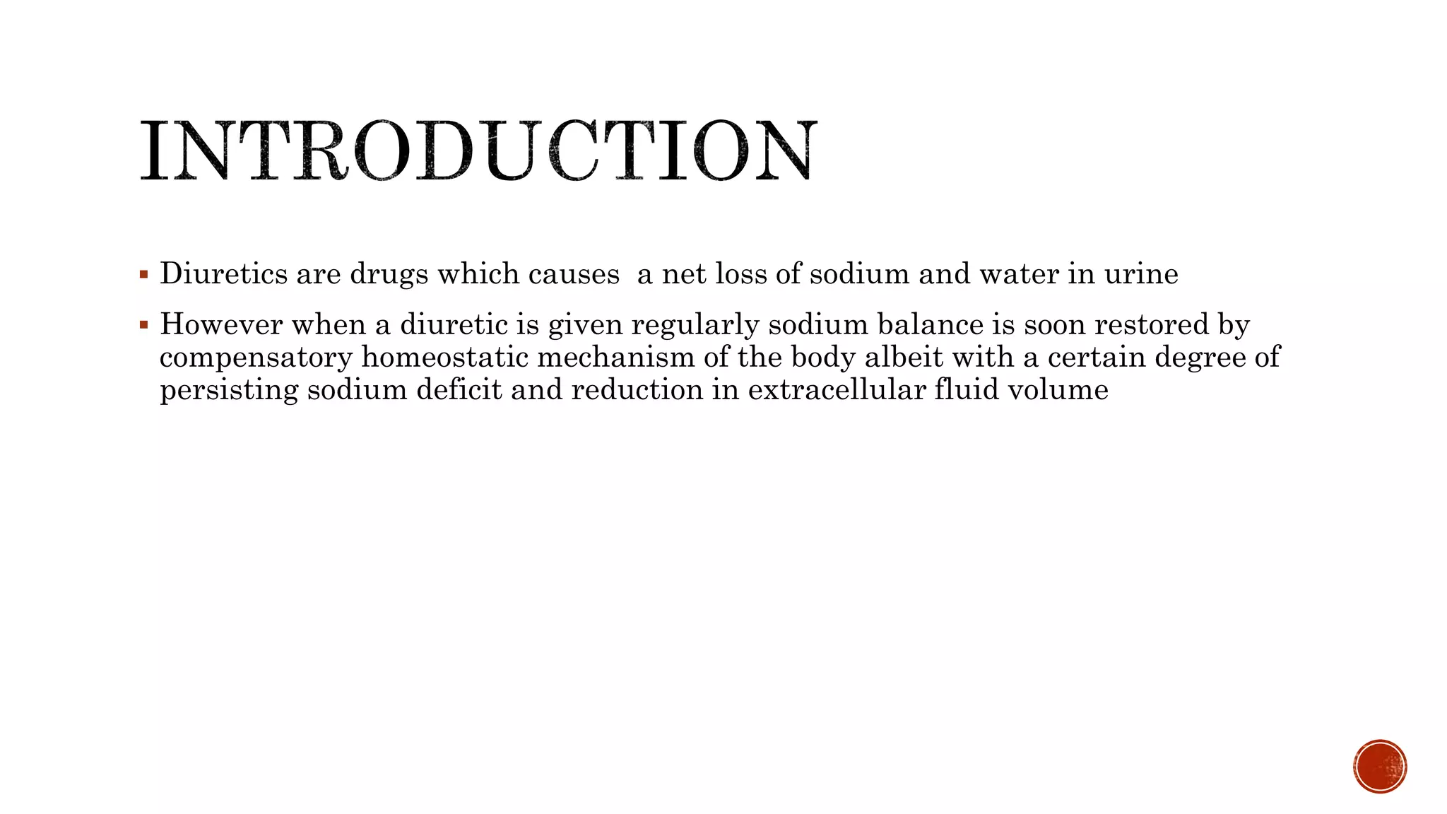 Diuretics pharmacology | PPTX