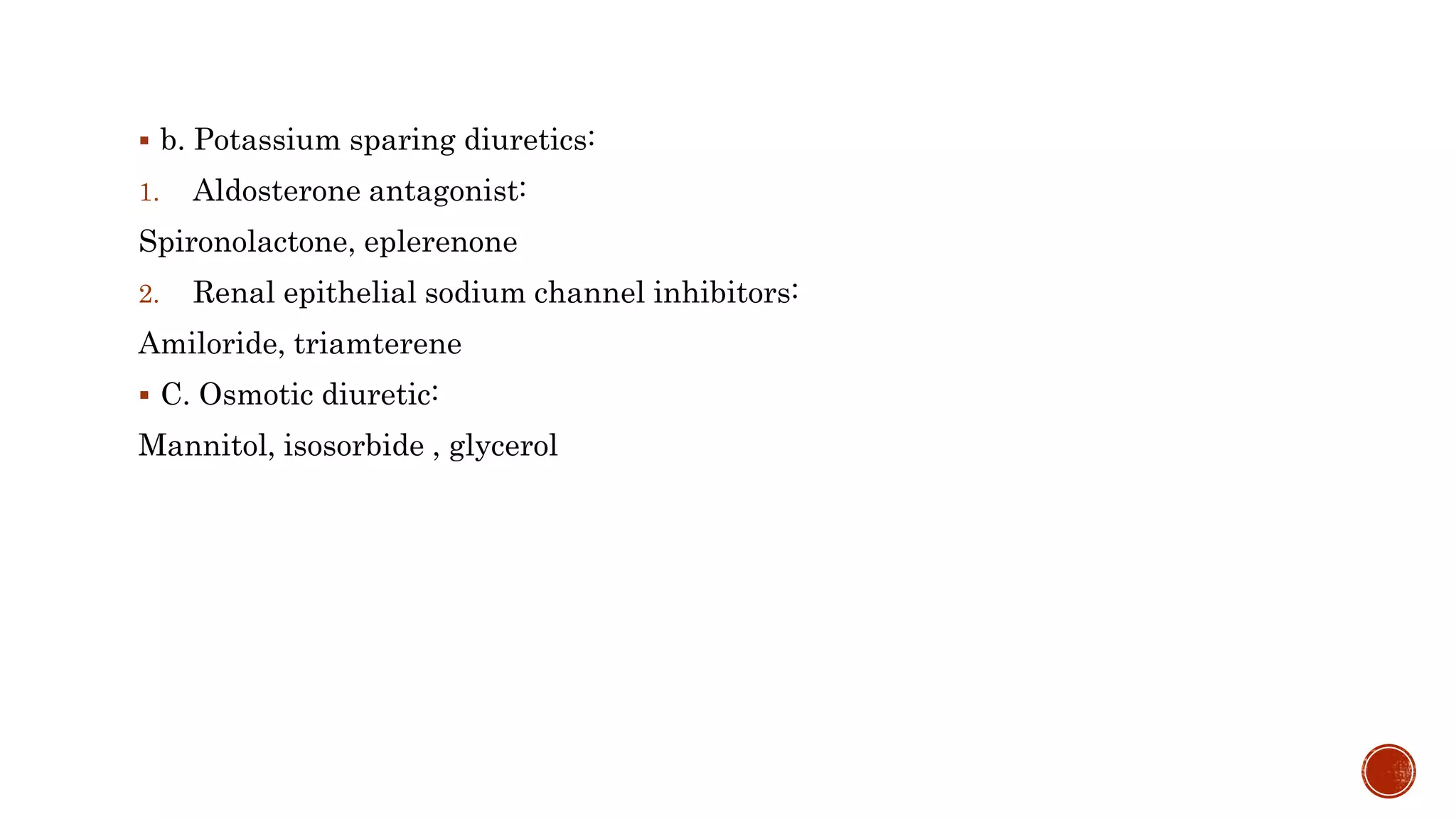 Diuretics pharmacology | PPTX