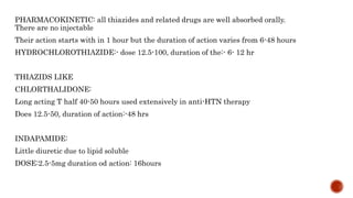 Diuretics pharmacology | PPTX | Endocrine and Metabolic Diseases ...