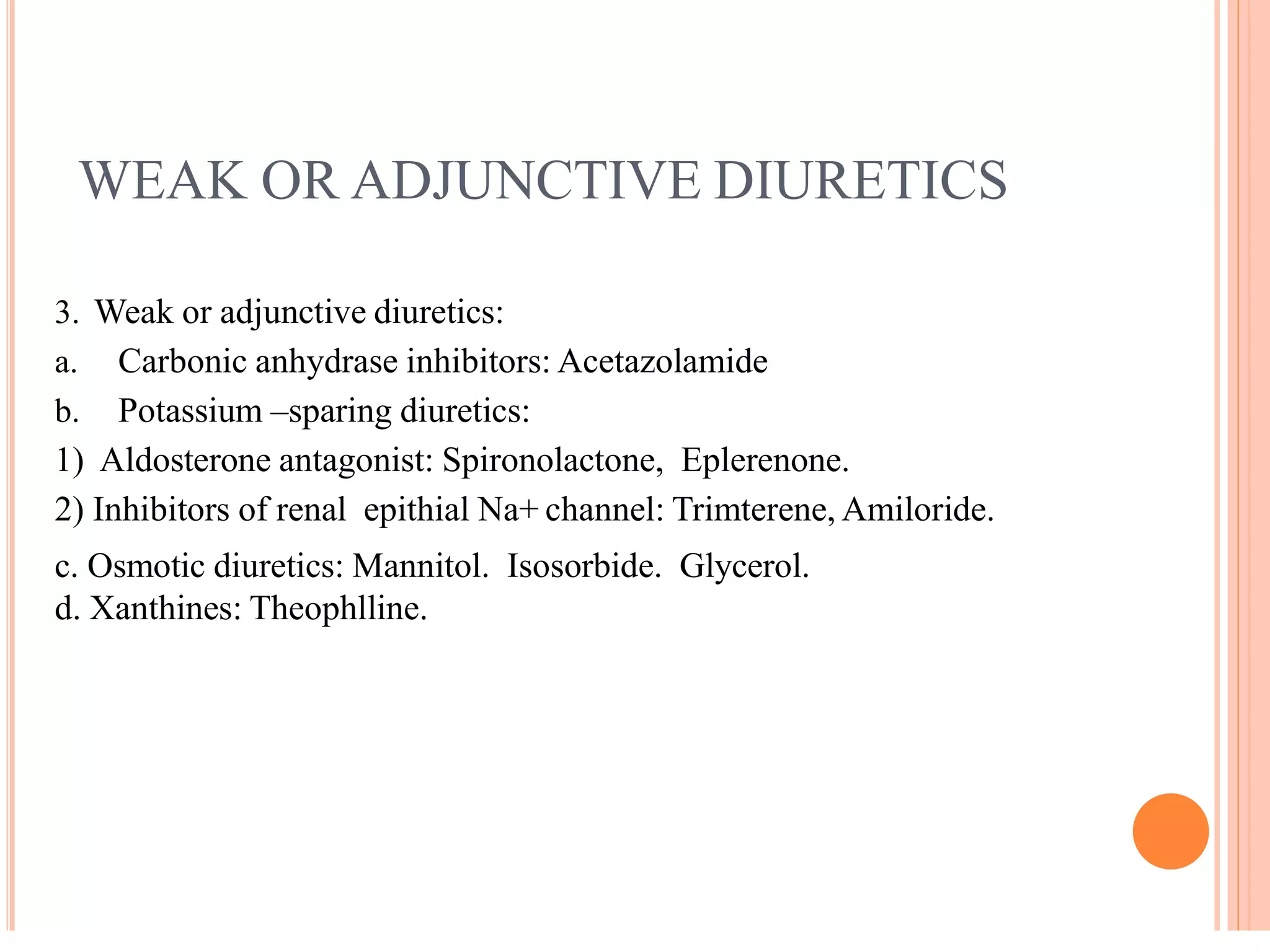 Diuretics | PPTX