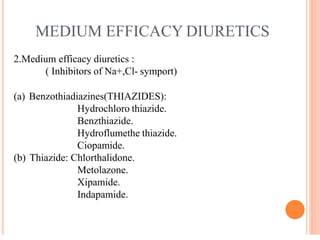 Diuretics | PPTX