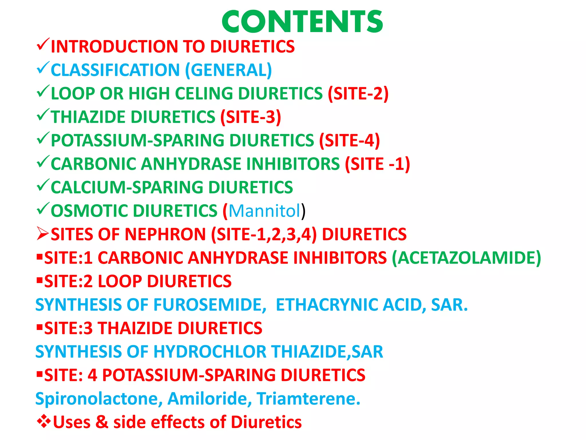 Diuretics | PPTX