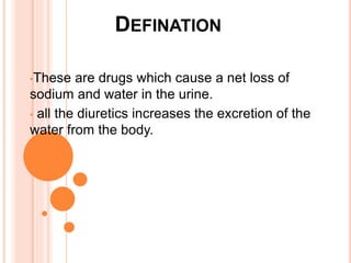 Diuretics | PPT