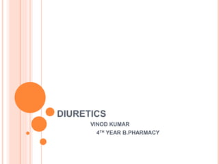 Diuretics | PPT