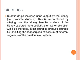 Diuretics | PPT