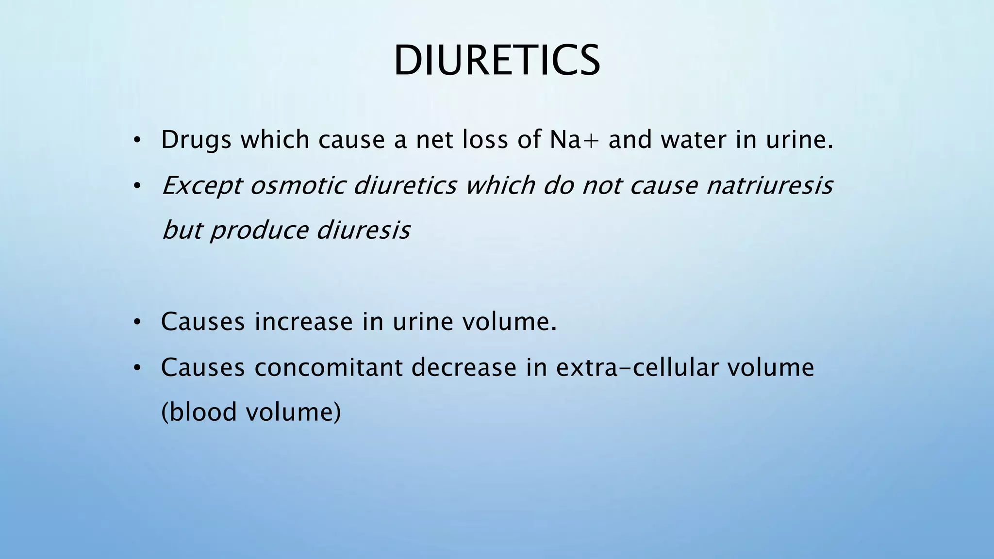 Diuretics | PPTX