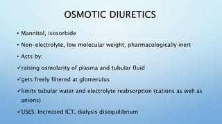 Diuretics | PPTX