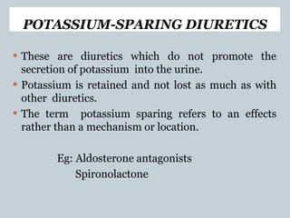 diuretics.pdf | Endocrine and Metabolic Diseases | Diseases and Conditions