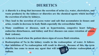 DIURETICS | PPT