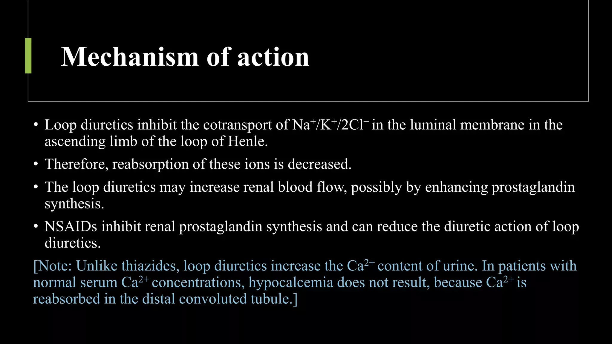 Diuretics: Pharmacology | PPTX