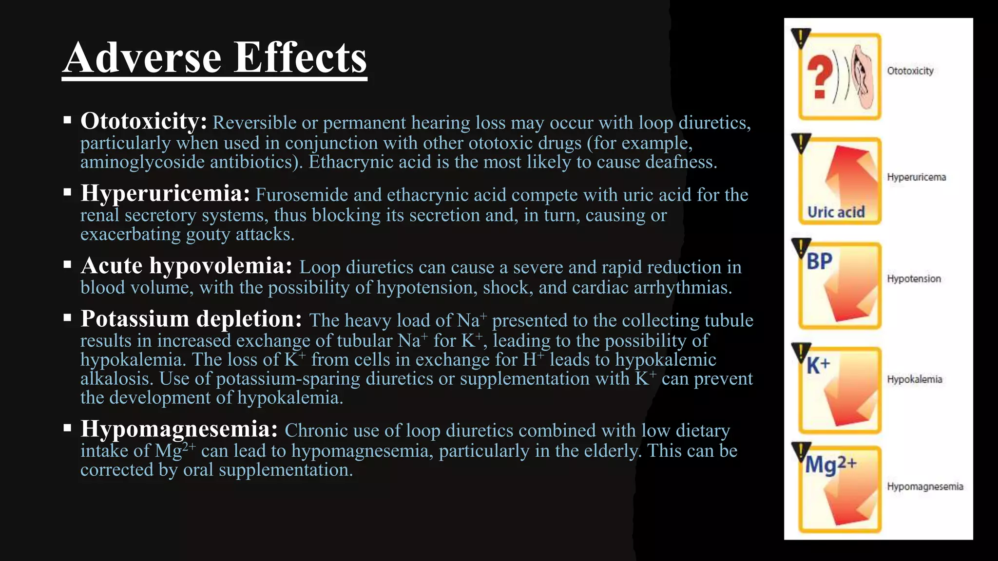 Diuretics: Pharmacology | PPTX