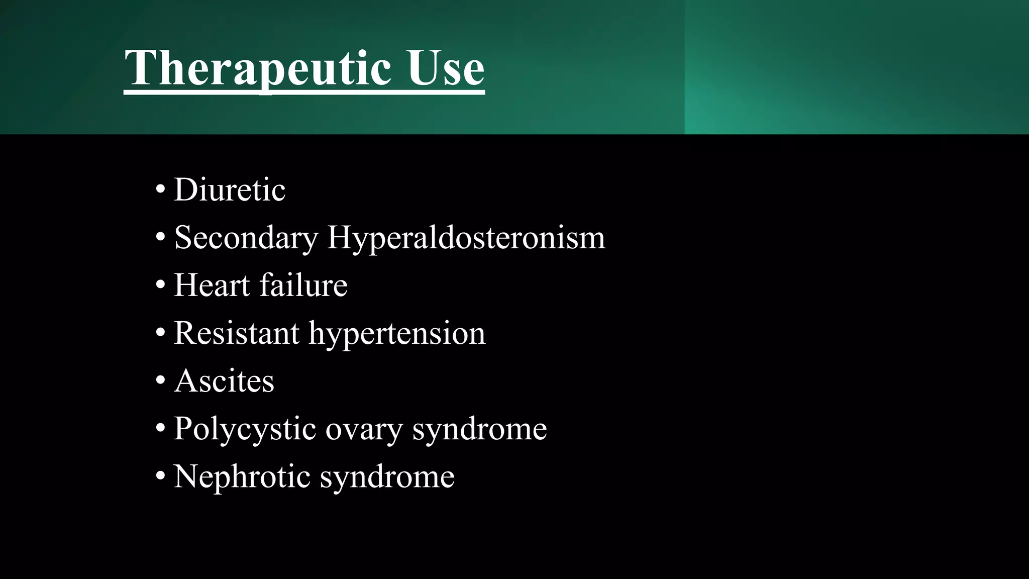 Diuretics: Pharmacology | PPTX