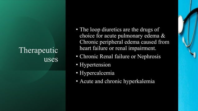 Diuretics: Pharmacology | PPTX | Pharmaceutical Drugs | Medical Health