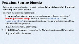 A presentation on DIURETICS and their potential | PPT