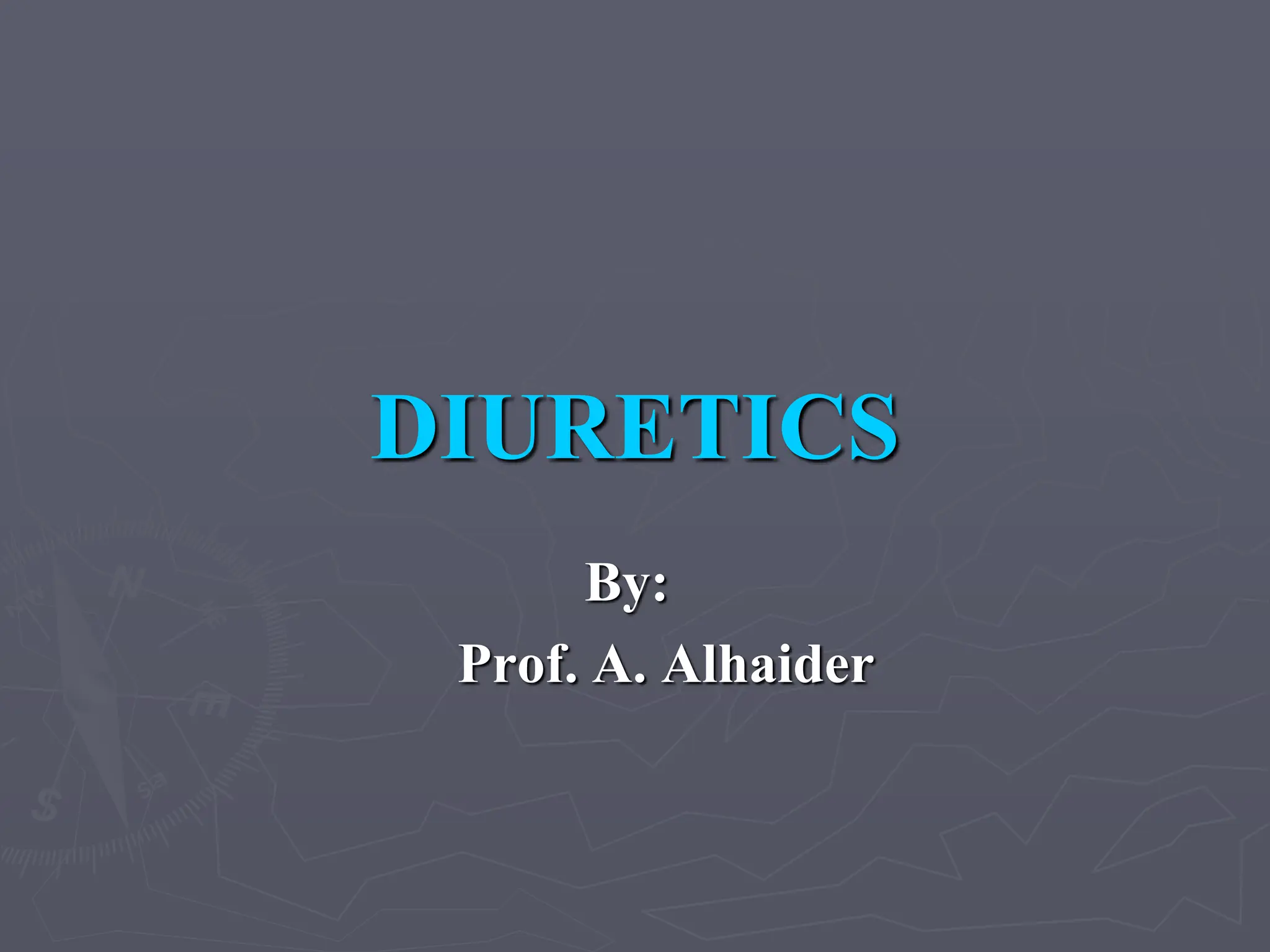 Diuretics its classification and Pharmacology.ppt | Blood Disorders ...