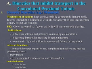 Diuretics its classification and Pharmacology.ppt