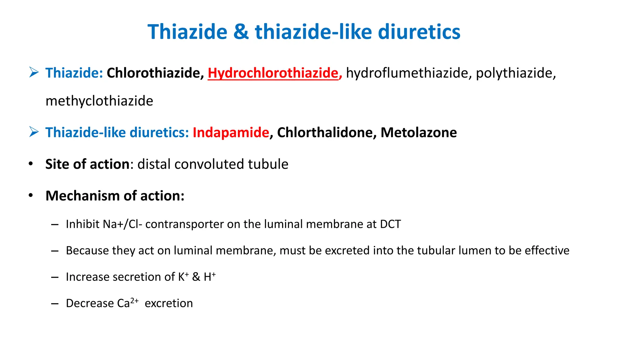 Pharmacology of diuretics including renal physiology.ppt