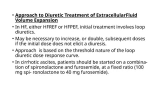 Diuretics, it's use and mechanism of action | PPTX
