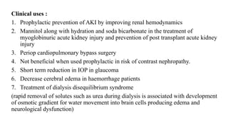 Diuretics, it's use and mechanism of action | PPTX