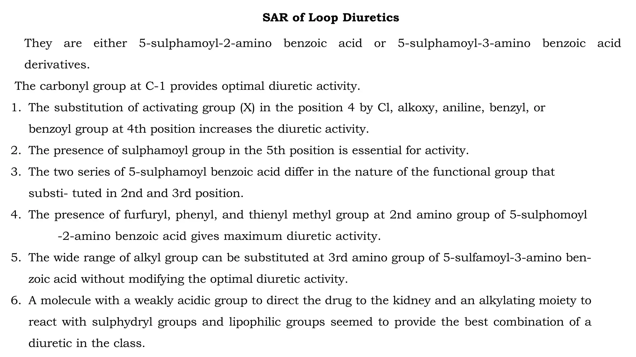 Diuretics medicinal chemistry and differnet types of diuretics | PPTX