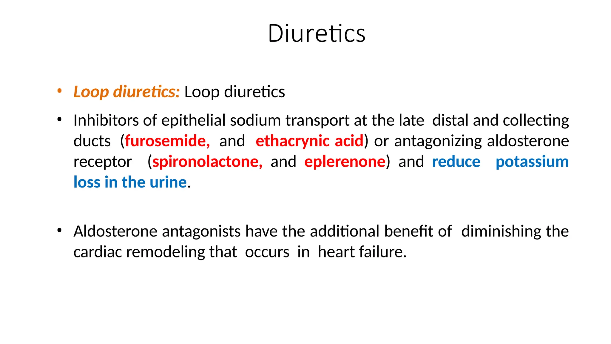 Diuretics medicinal chemistry and differnet types of diuretics | PPTX