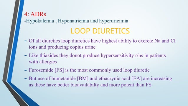 Here by sharing ppt of diuretics for students | PPT