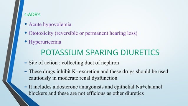 Here by sharing ppt of diuretics for students | PPT