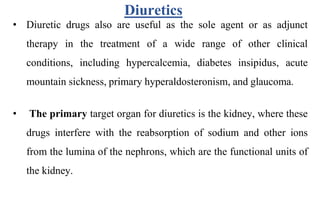 Diuretics Medicinal Chemistry........... | PDF
