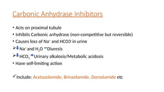 Diuretics: Types, Mechanism & Clinical Uses.pptx