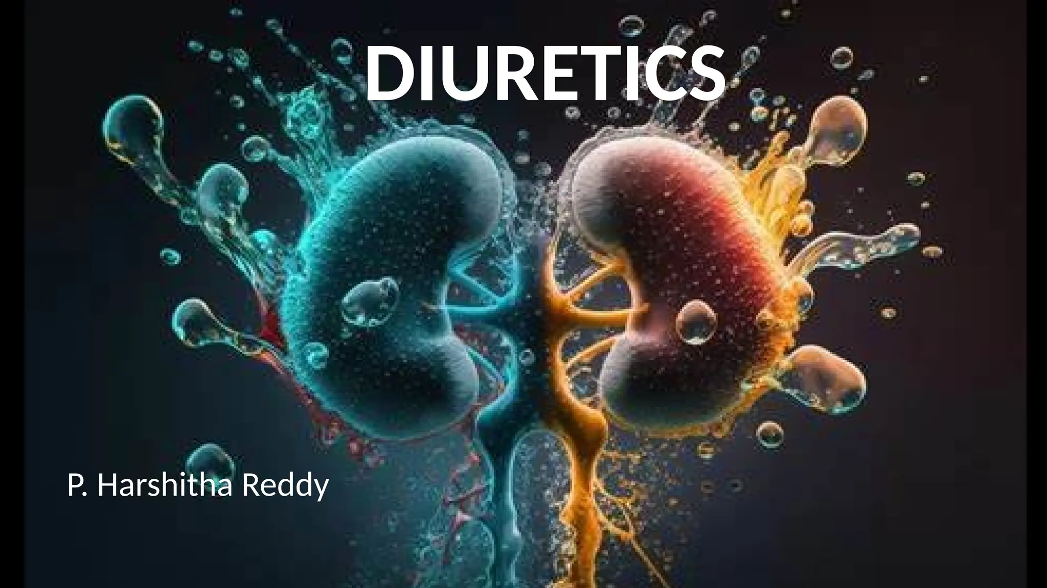 DIURETICS / Types / Examples / Pharmacology / Pharm D slides | PPTX