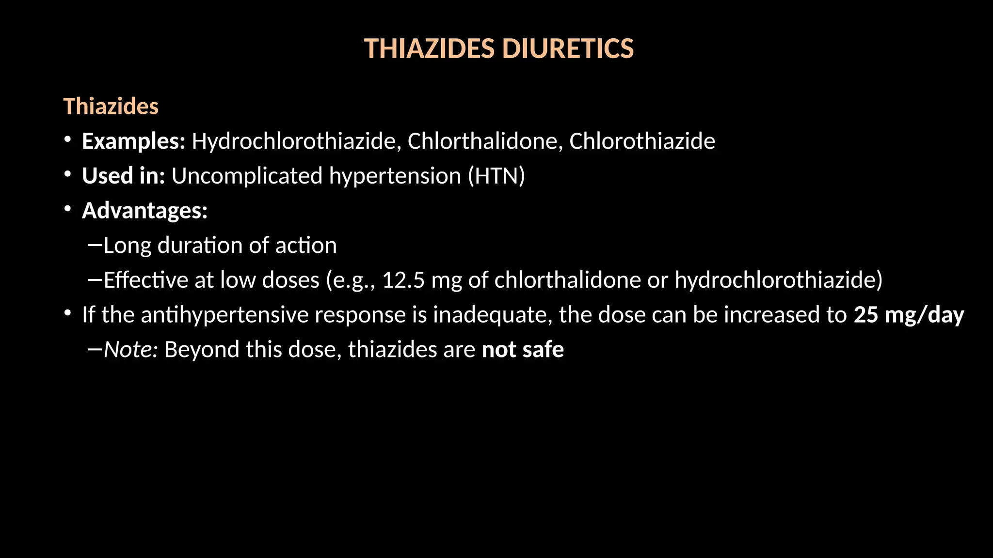 DIURETICS / Types / Examples / Pharmacology / Pharm D slides | PPTX