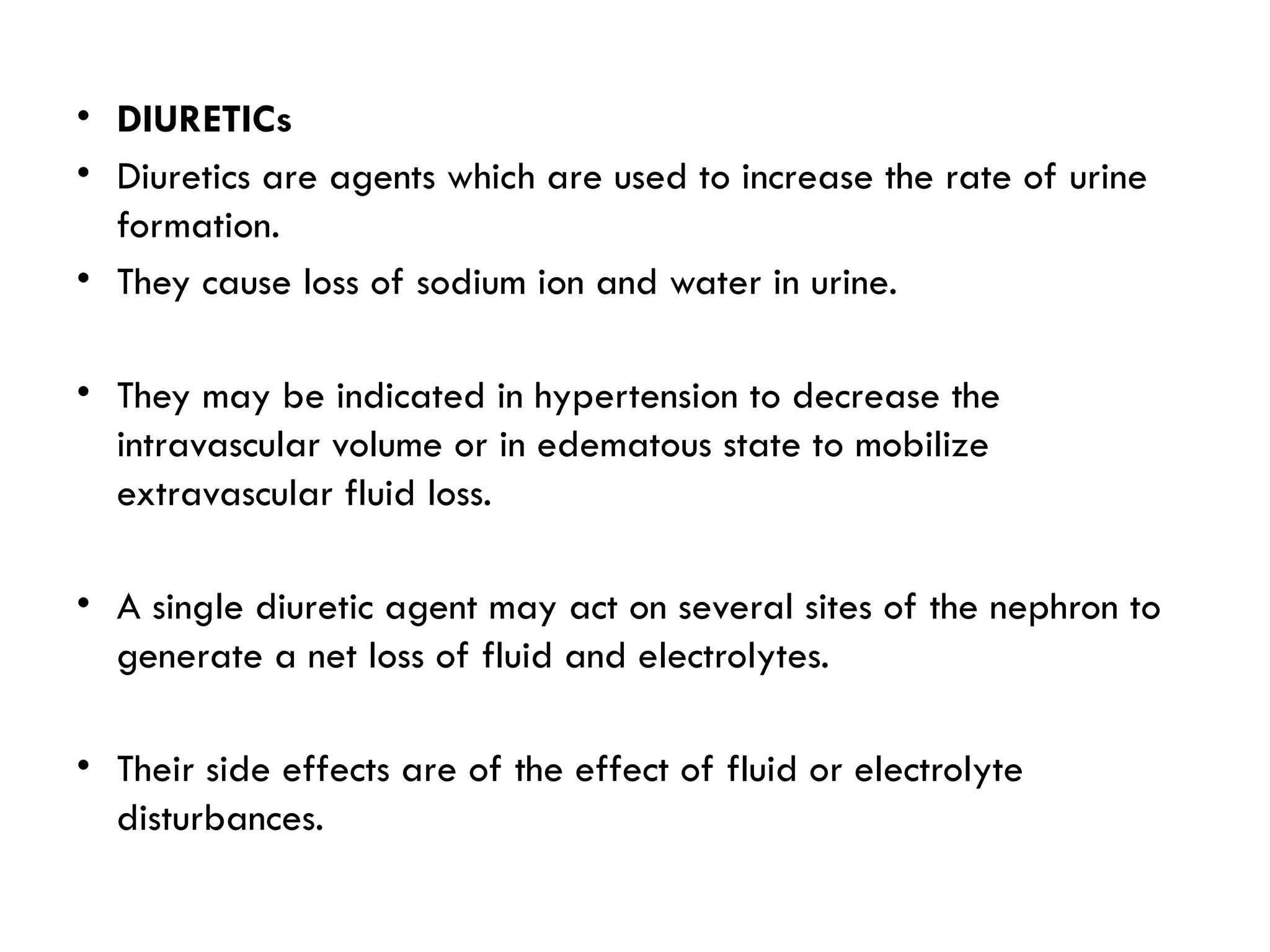 Drug Treatment Diuretics—Pharmacology.pptx