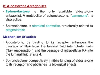DIURETIC AGENT, STRUCTURE, SAR, MOA AND USES | PDF