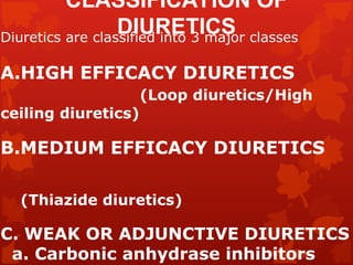 pharmacokinmetics: introduction to DIURETICS.ppt