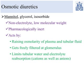 Diuretics II | PPTX