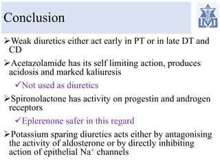 Diuretics II | PPTX