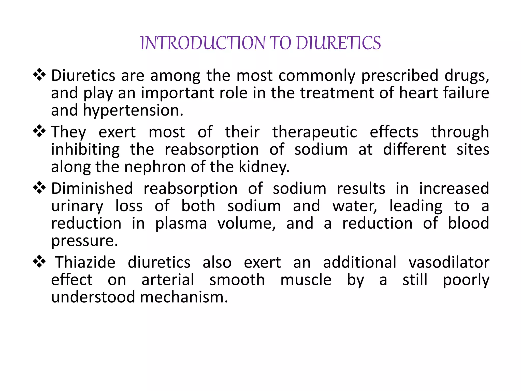 PHARMACOLOGY OF ANTIDIURETICS | PPTX