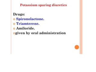 PHARMACOLOGY OF ANTIDIURETICS | PPTX