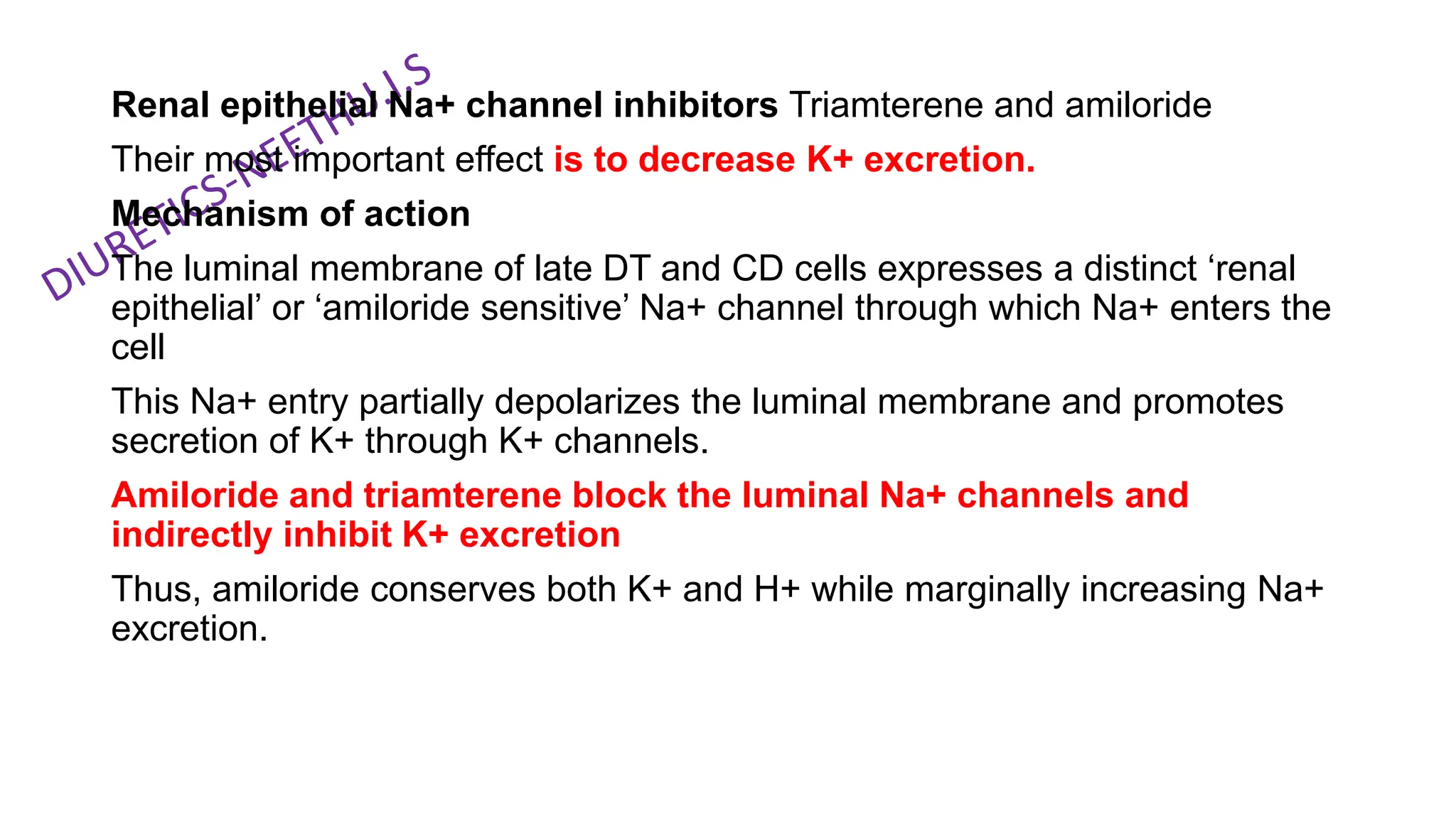 DIURETICS-NEETHU.I.S.pptx FIFTH SEMESTER.B.PHARM KUHS | PPTX