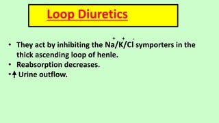Diuretics : Classification of Diuretics | PPTX