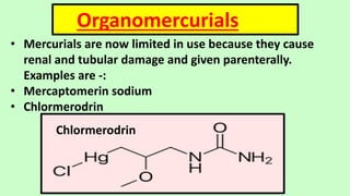 Diuretics : Classification of Diuretics | PPTX