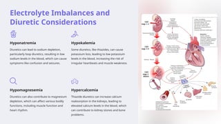DIURETICS diuretics, classification, mechanism of action, site of ...