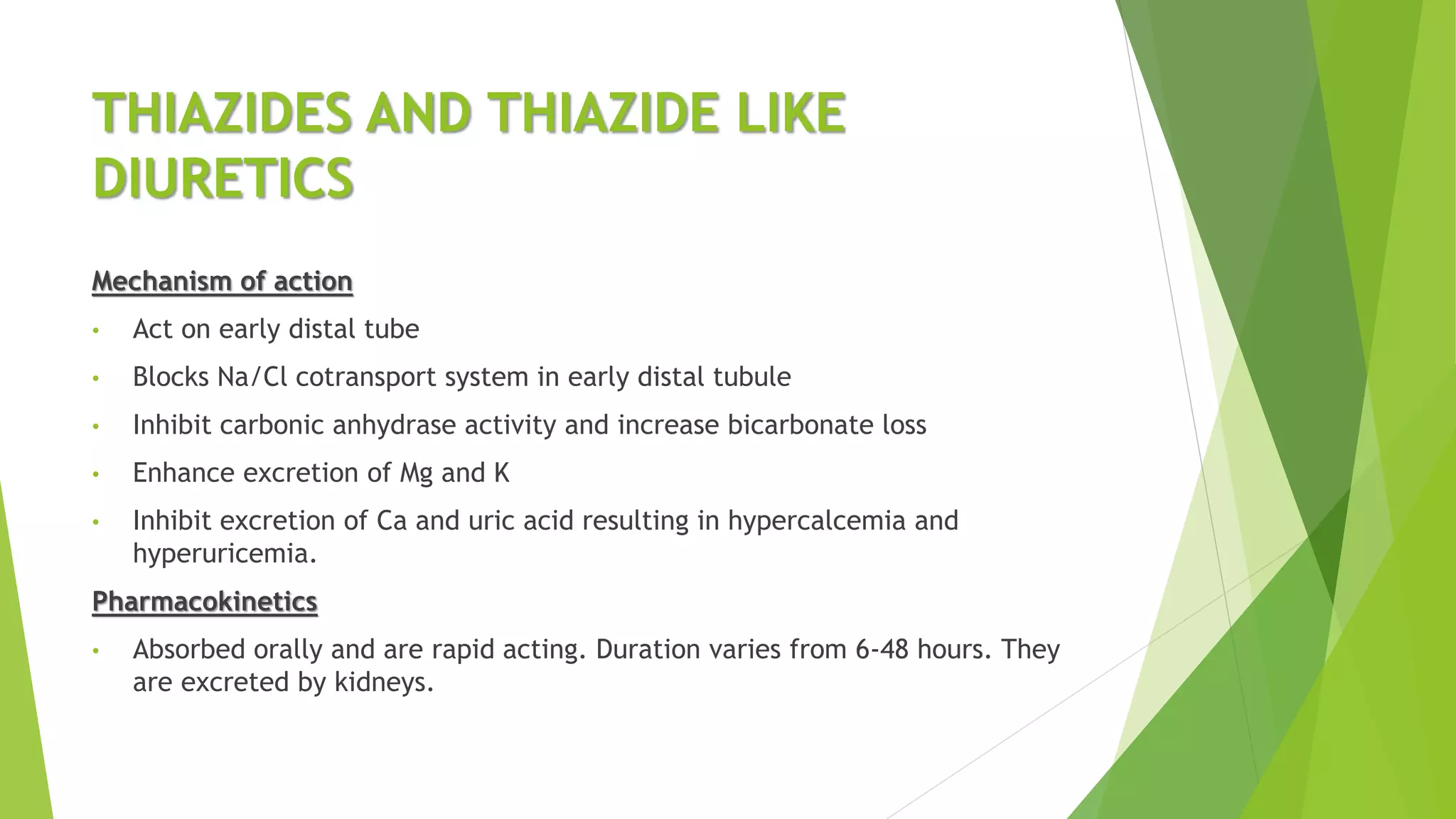 Drugs used for enhance excretion ( Diuretics) | PPT