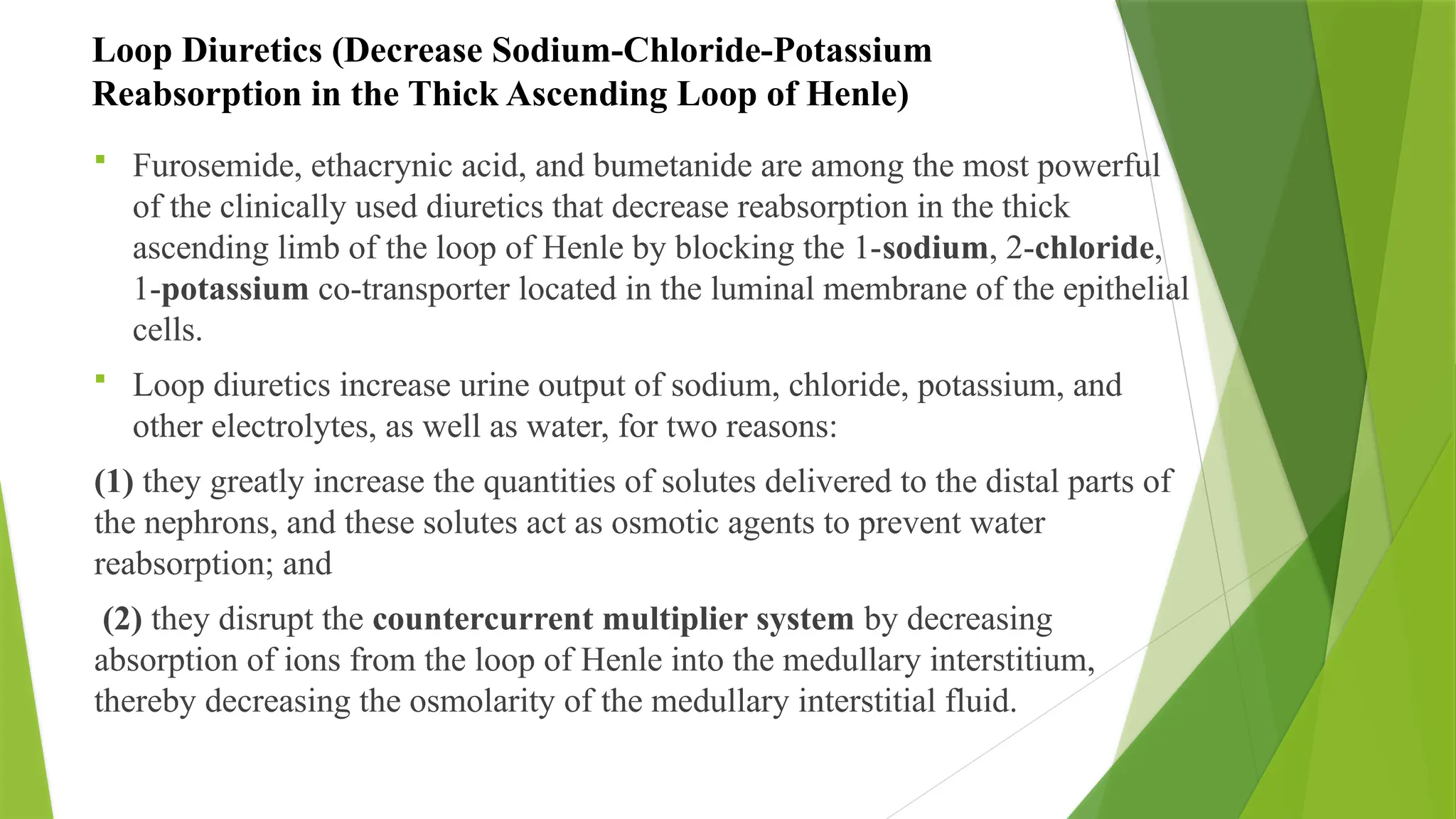 Diuretics and Kidney Dieases overview for medicalstudents.pptx