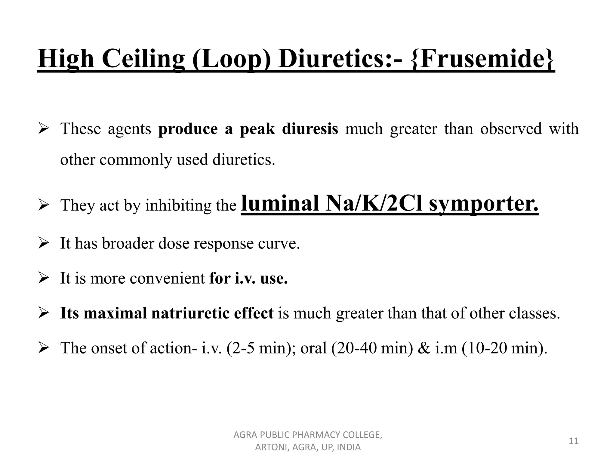 Diuretics & anti diuretics | PDF