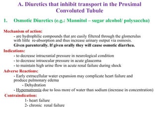 Diuretics April 2025 and it's various classes | PPT