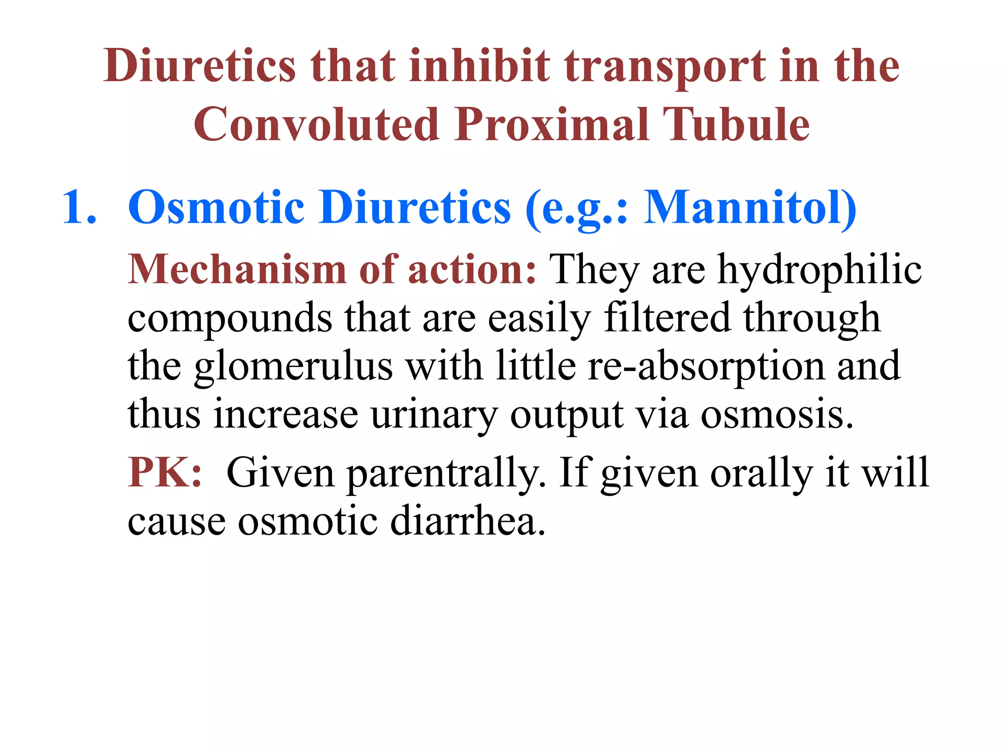 Diuretics | PPTX