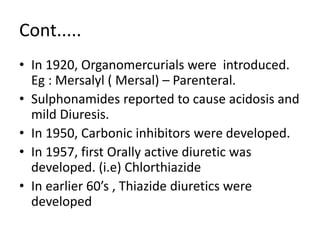 Diuretics | PPTX