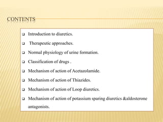 Diuretics by P.Ravisankar | PPTX