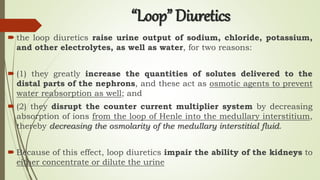 Diuretics, dialysis | PPTX